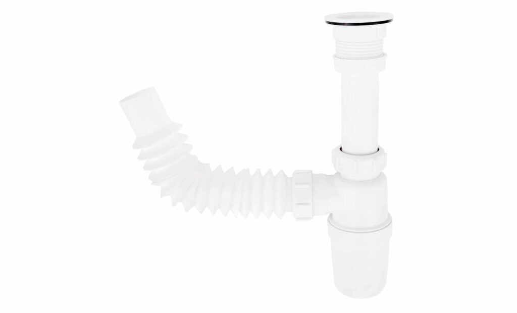 Cespol Flexible Con Bote Grande Con Cubierta Plastica Para Fregadero ...