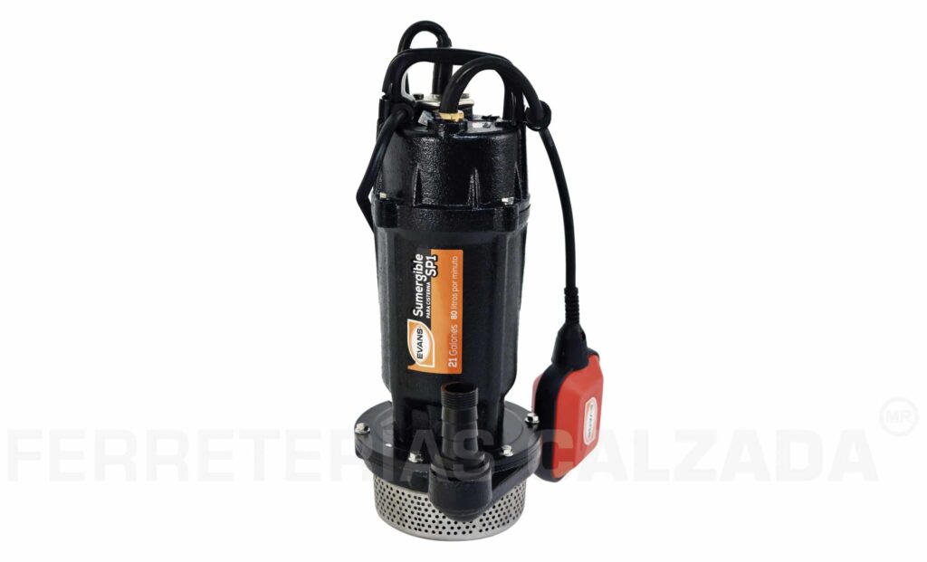 Bomba Sumergible Evans SP1ME050H Para Agua Limpia 1/2 HP – Ferreteria Modelo